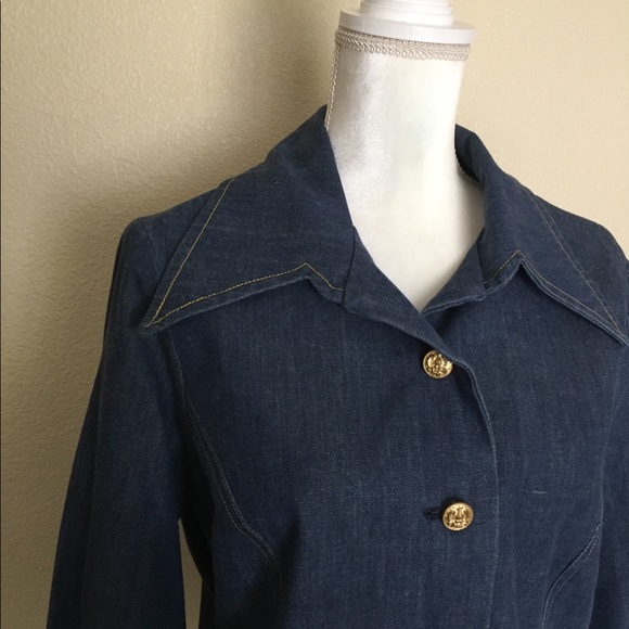 Vintage | Jackets & Coats | Vintage 976 Dagger Collar Denim Jacket ...